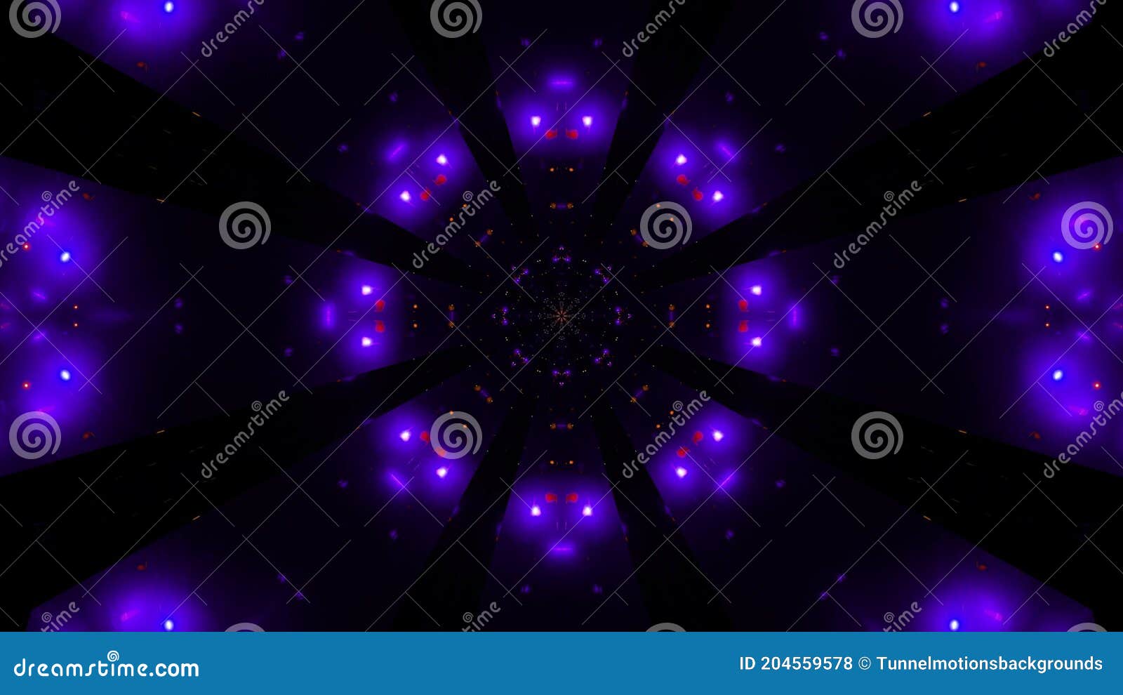 Dark Purple Blinking Star Visual 3d Illustration Dj Loop Stock Footage ...