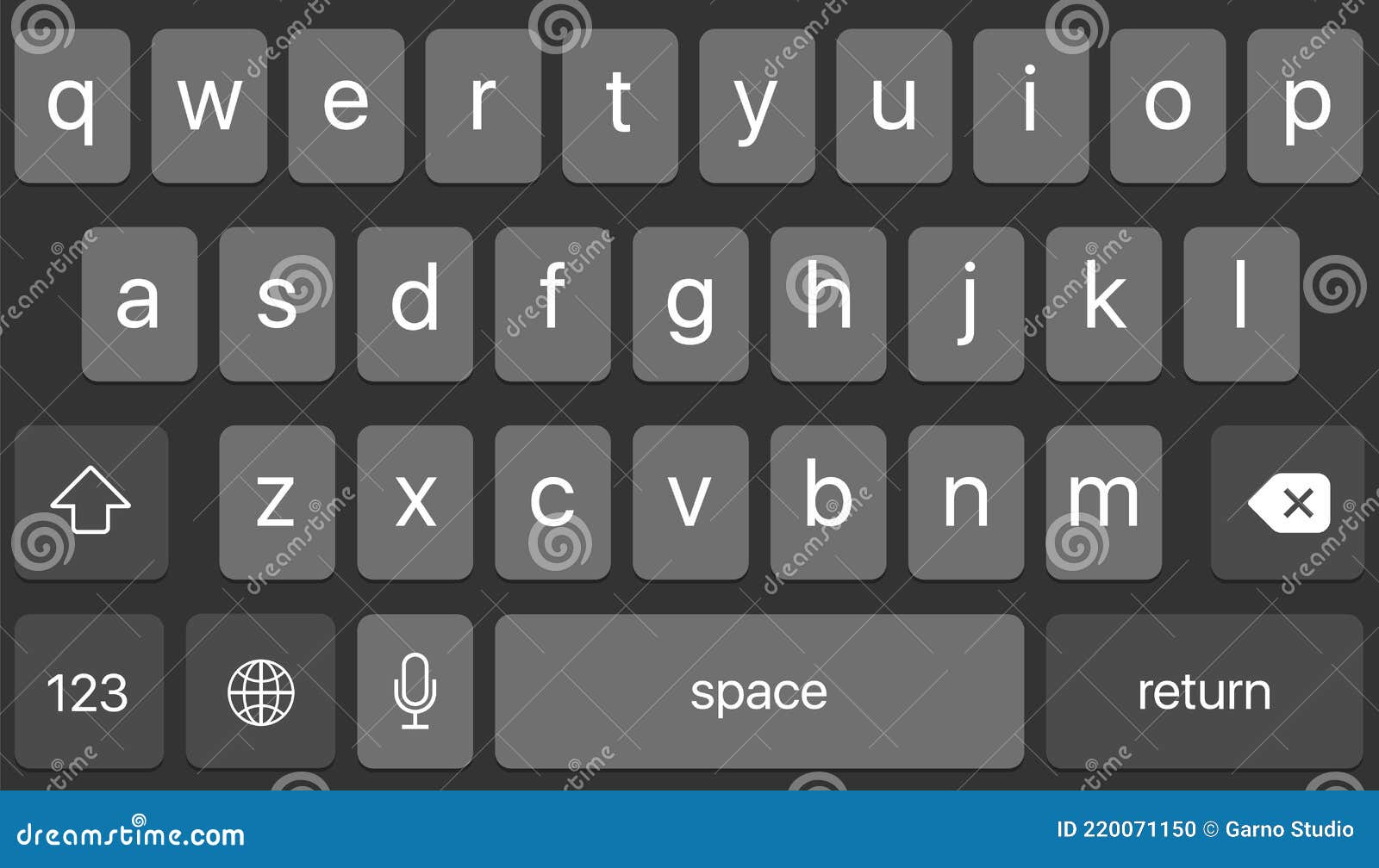 US English Qwerty Computer Keyboard. Silver Black Vector Illustration ... US English Qwerty Computer Keyboard. Silver Black Vector Illustration ...