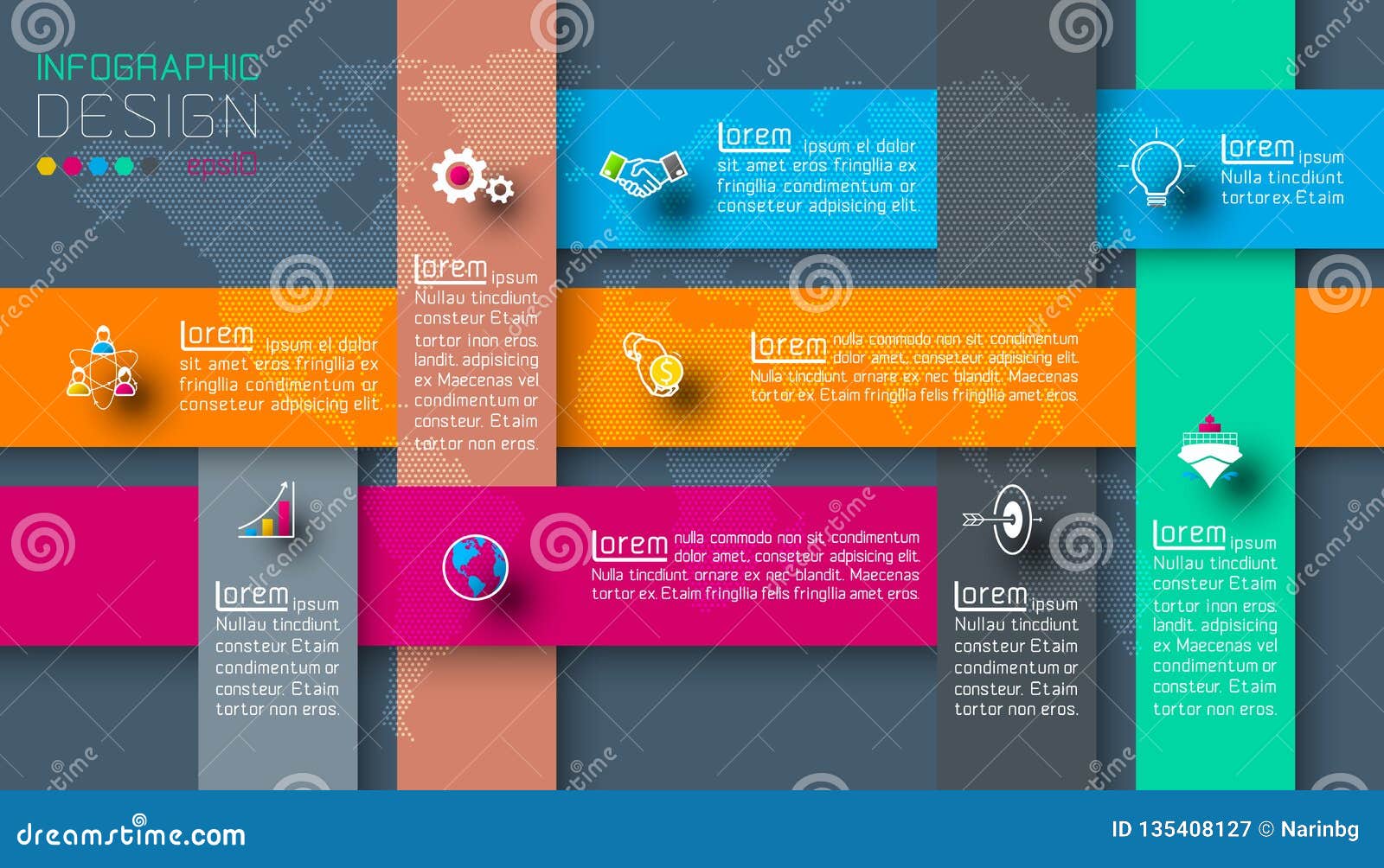 Dark labels with business stock vector. Illustration of clean - 135408127