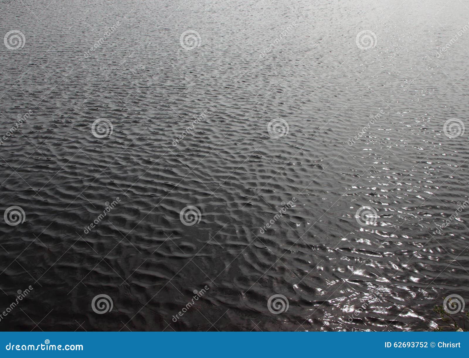 Dark Lake with Water and Sun Reflection Background Stock Photo - Image ...