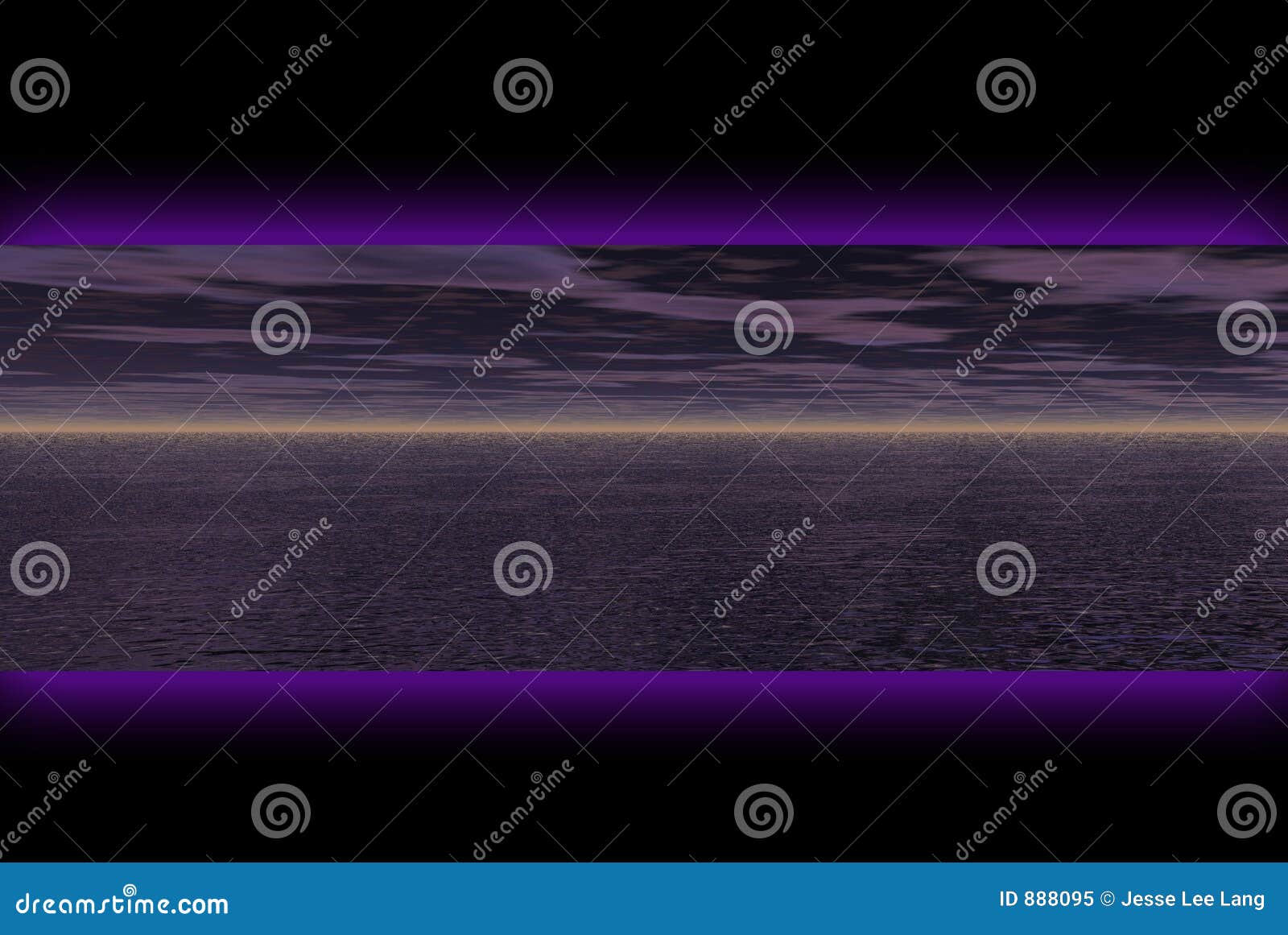 Dark landscape banner stock illustration. Illustration of fractal - 888095