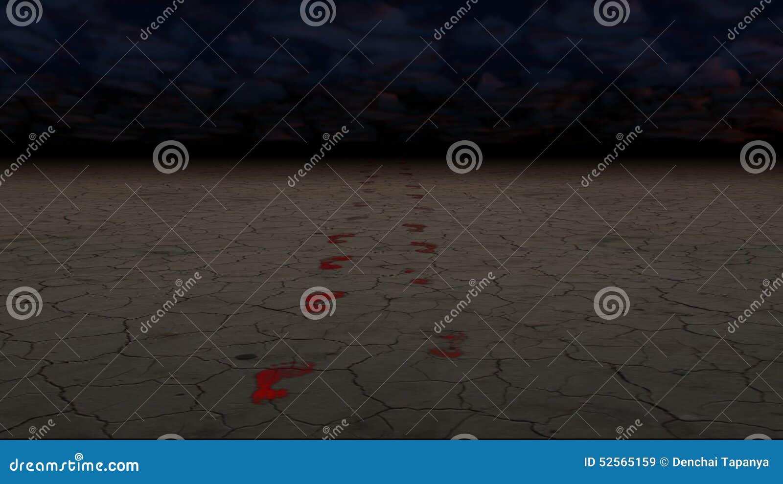 Dark landscape stock illustration. Illustration of darkness - 52565159