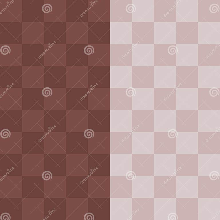 Half Dark and Light Brown Checkered Square Vector Background Stock Vector - Illustration of ...