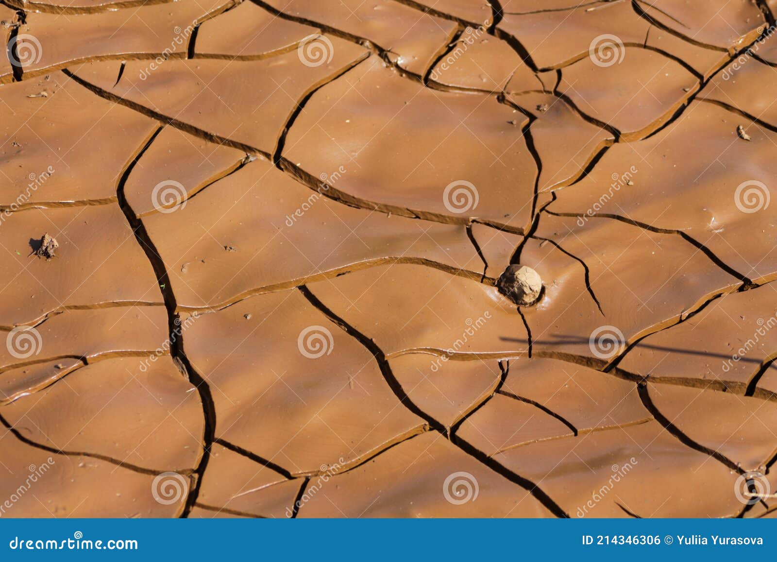 Dry Soil Texture Pattern Inside the Drying Riverbed Stock Photo - Image ...