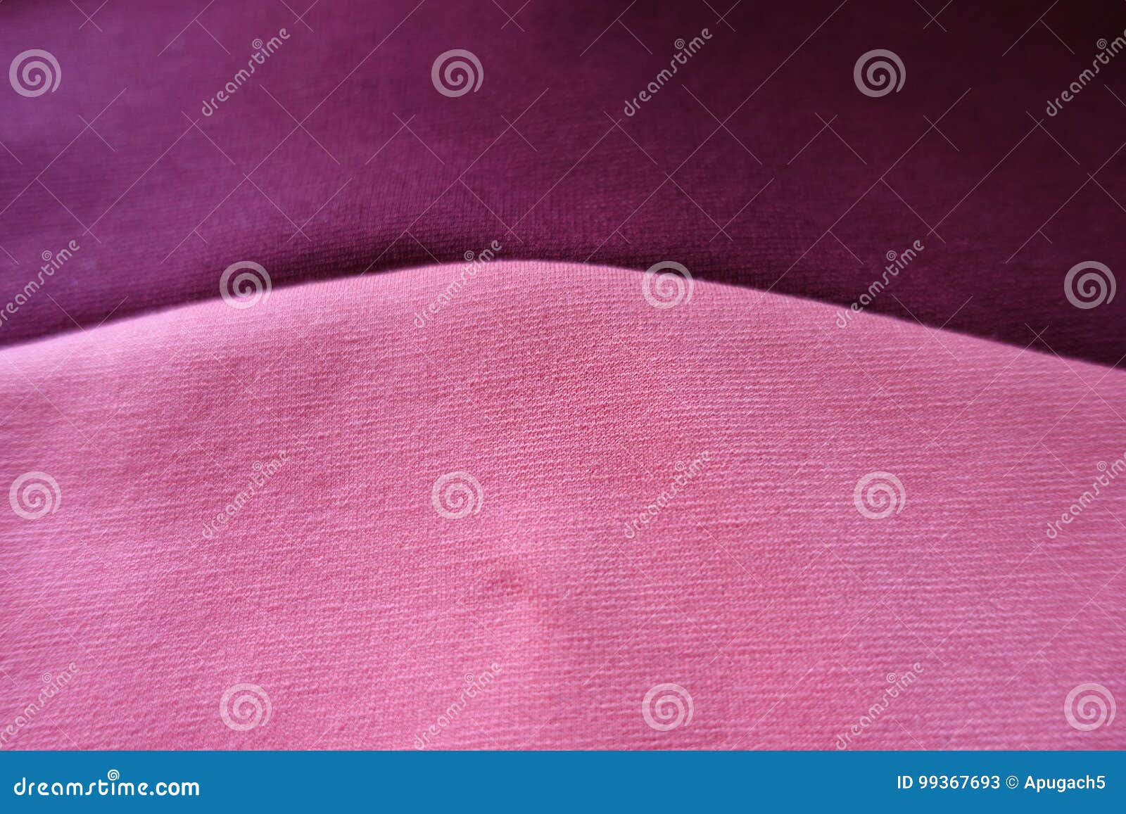 Dark and Light Pink Fabric Stitched in Semicircle Stock Image - Image ...