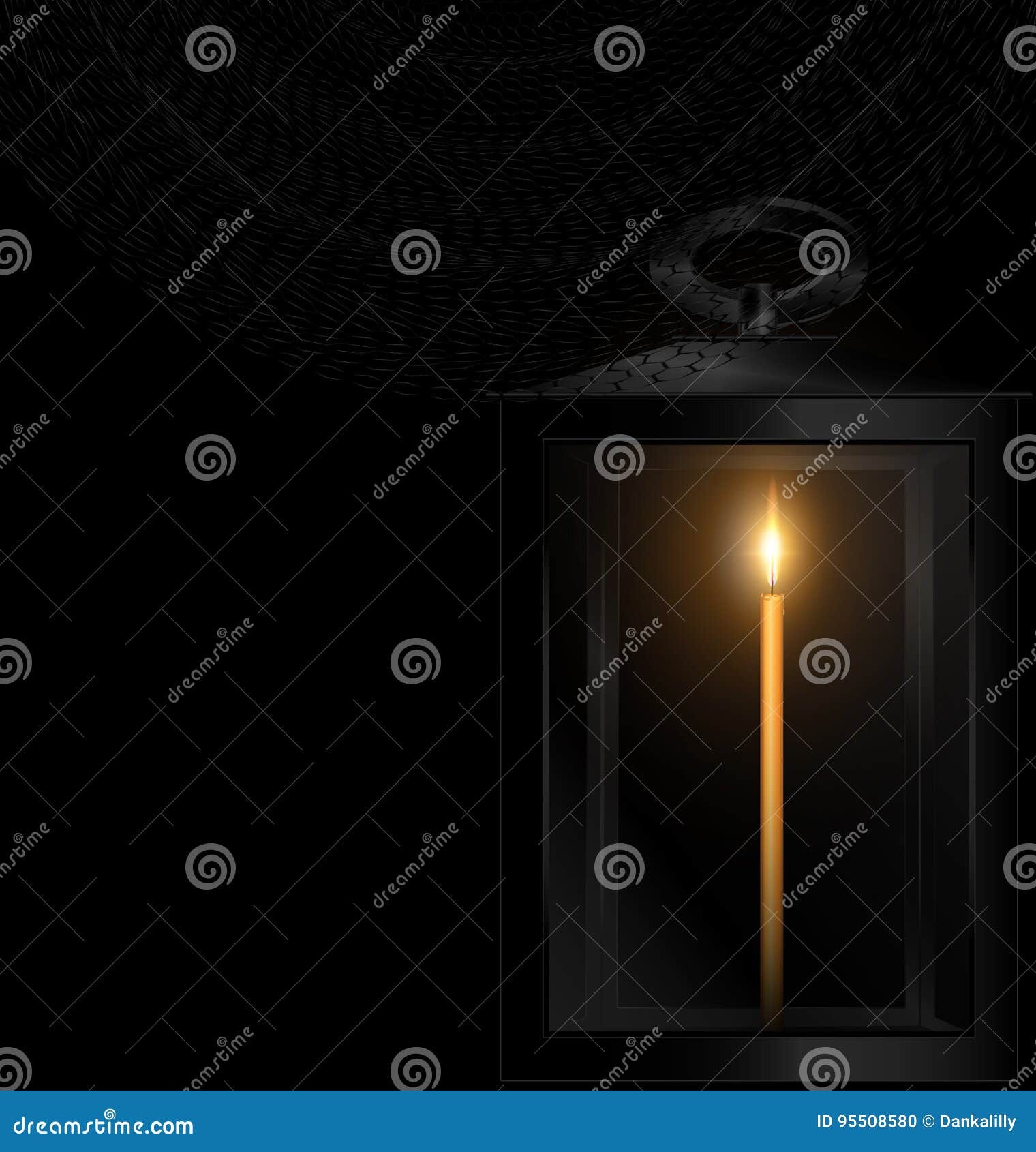 Dark, lighter and candle stock vector. Illustration of desolation ...