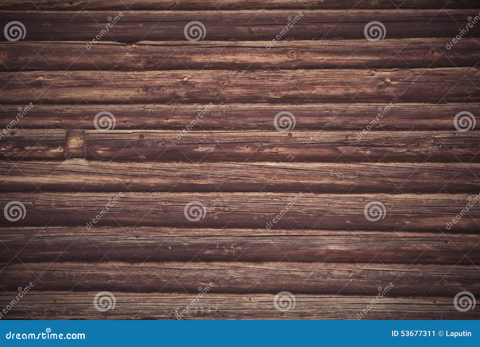 Dark Log Wall Background stock image. Image of horizontal - 53677311