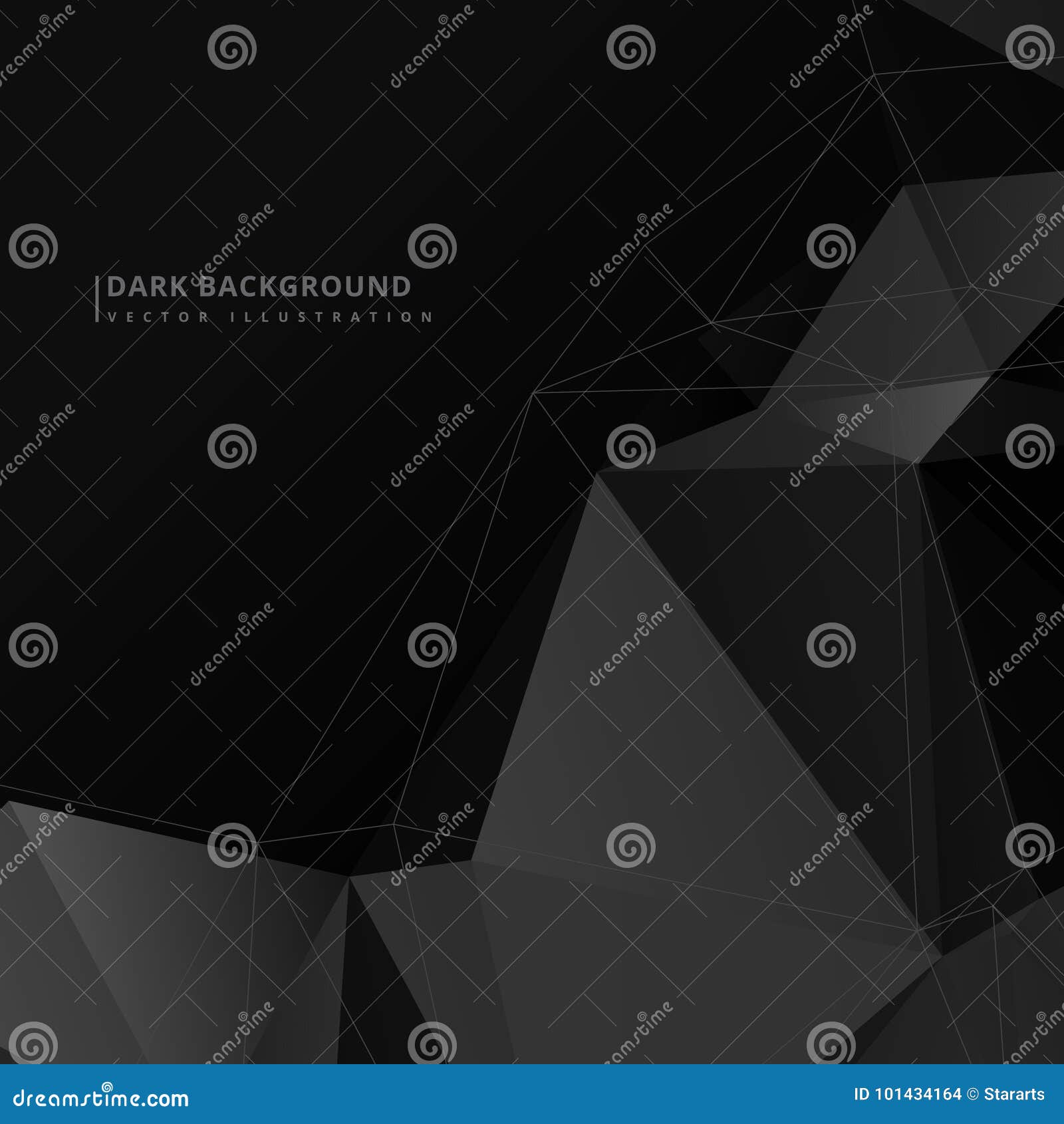 Dark Low Poly Background Vector Design Stock Vector - Illustration of ...