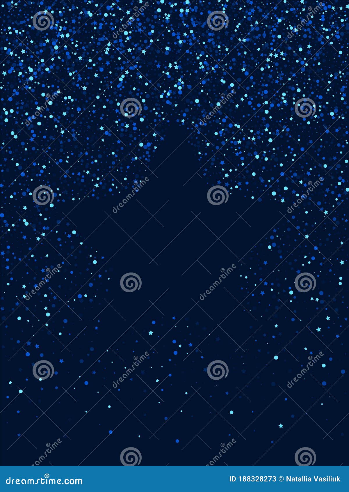 Dark Magic Digital Confetti Texture. Silver Stock Vector - Illustration ...