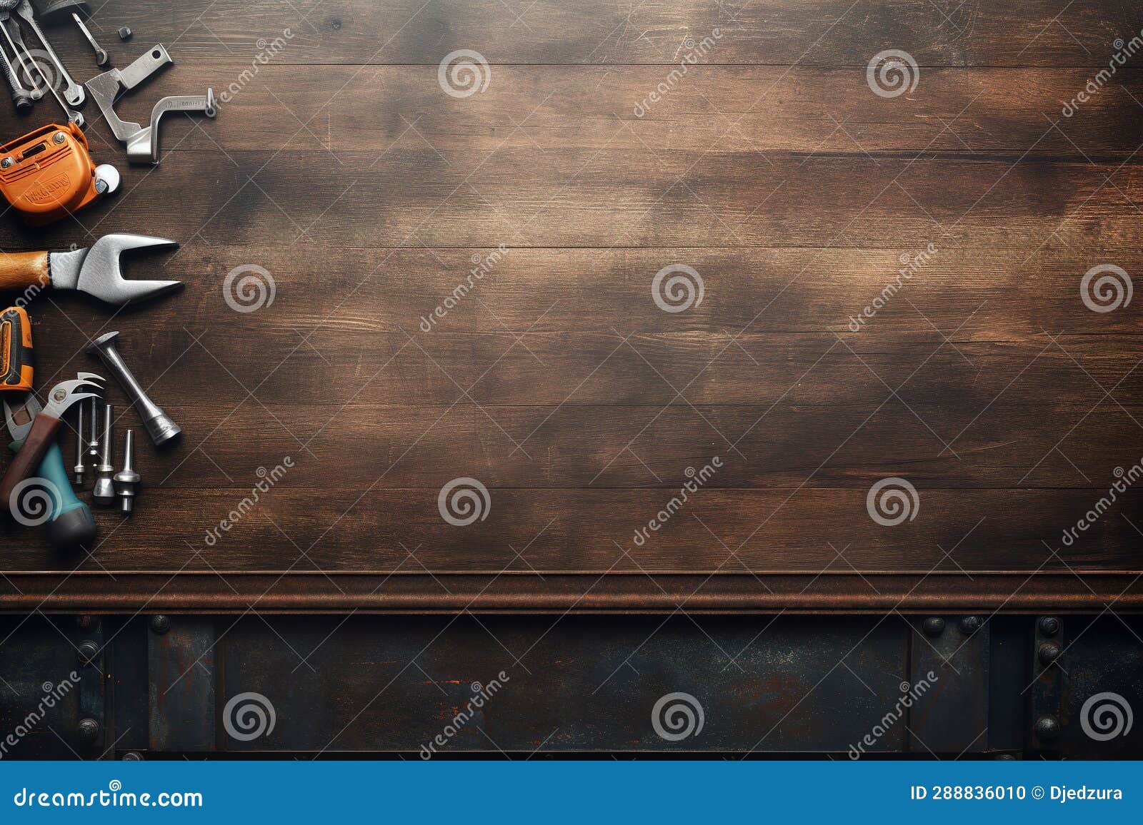 Dark Mechanic S or Handyman S Table with Various Inscriptions Stock ...