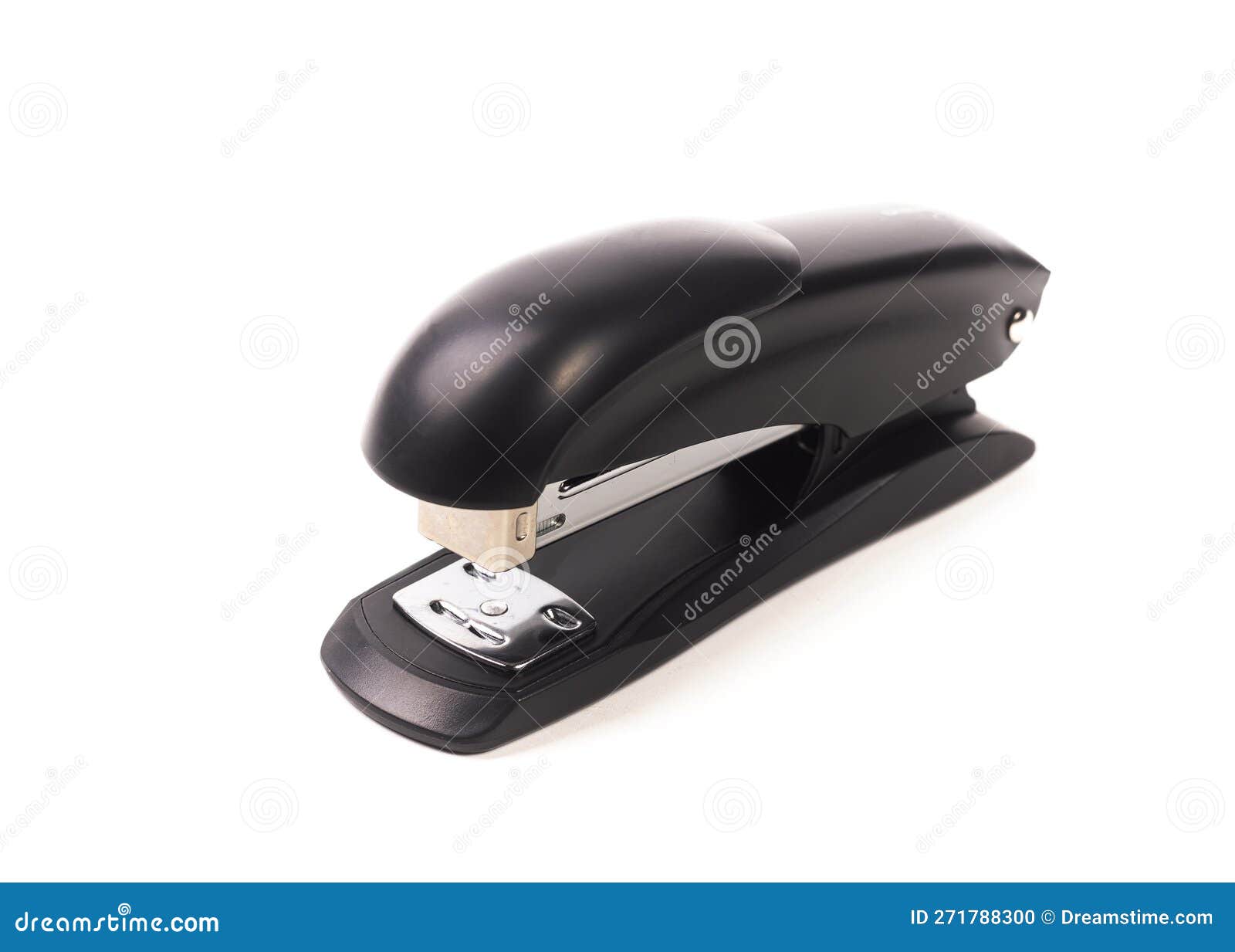 A Dark Metal Stapler. Close-up Stock Photo - Image of exhibition ...
