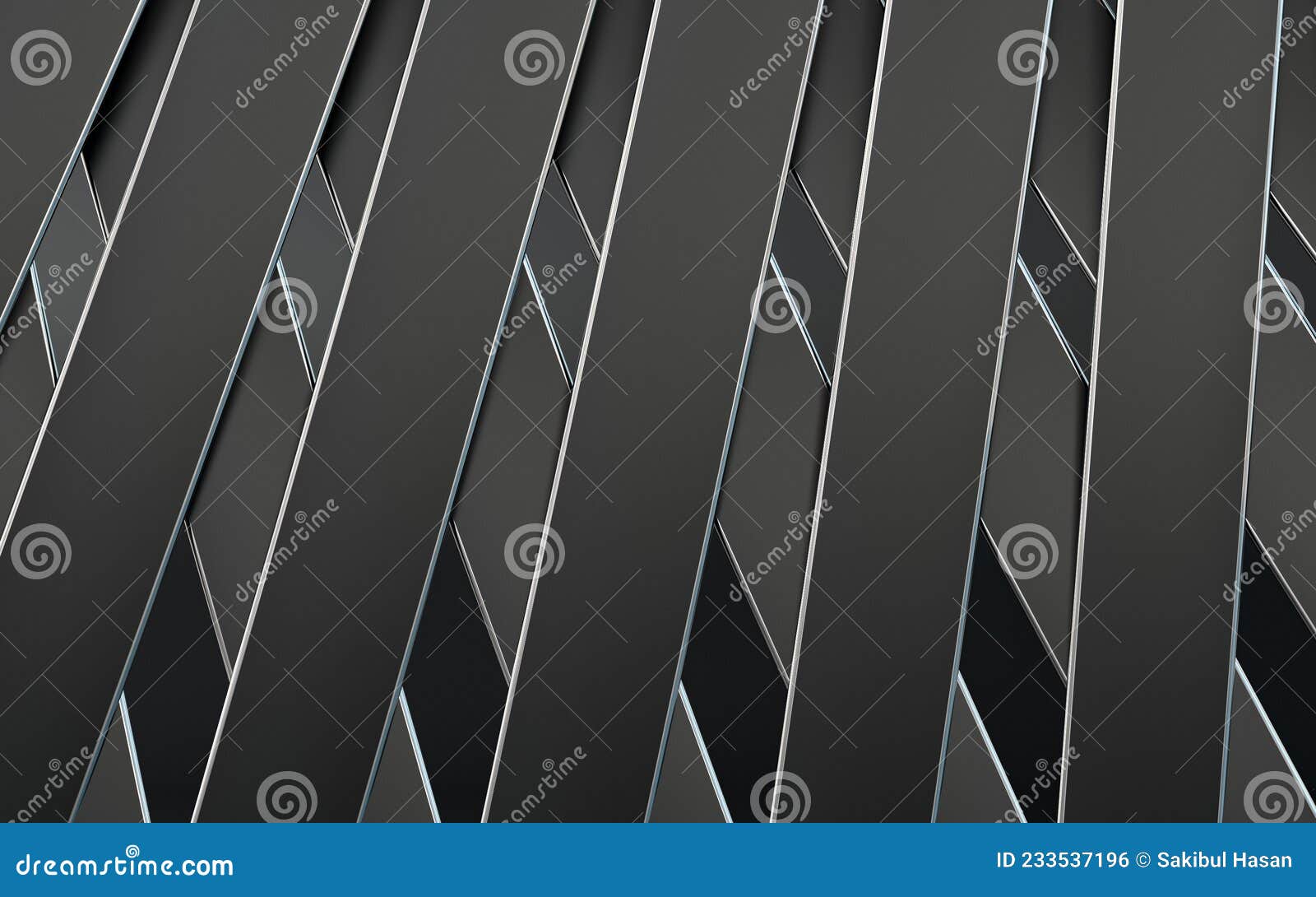 Dark Metallic Abstract Line Empty Space Background Stock Illustration ...