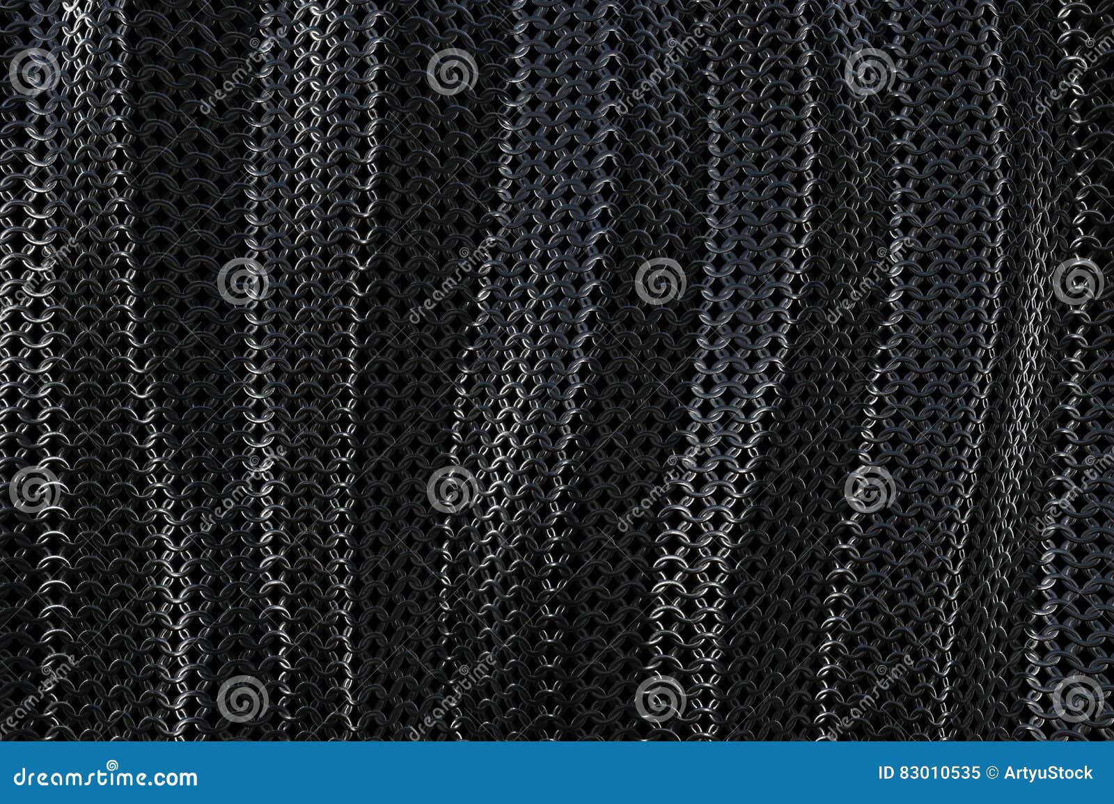 Dark Metallic Chain Armor Abstract Soft Background Stock Illustration ...