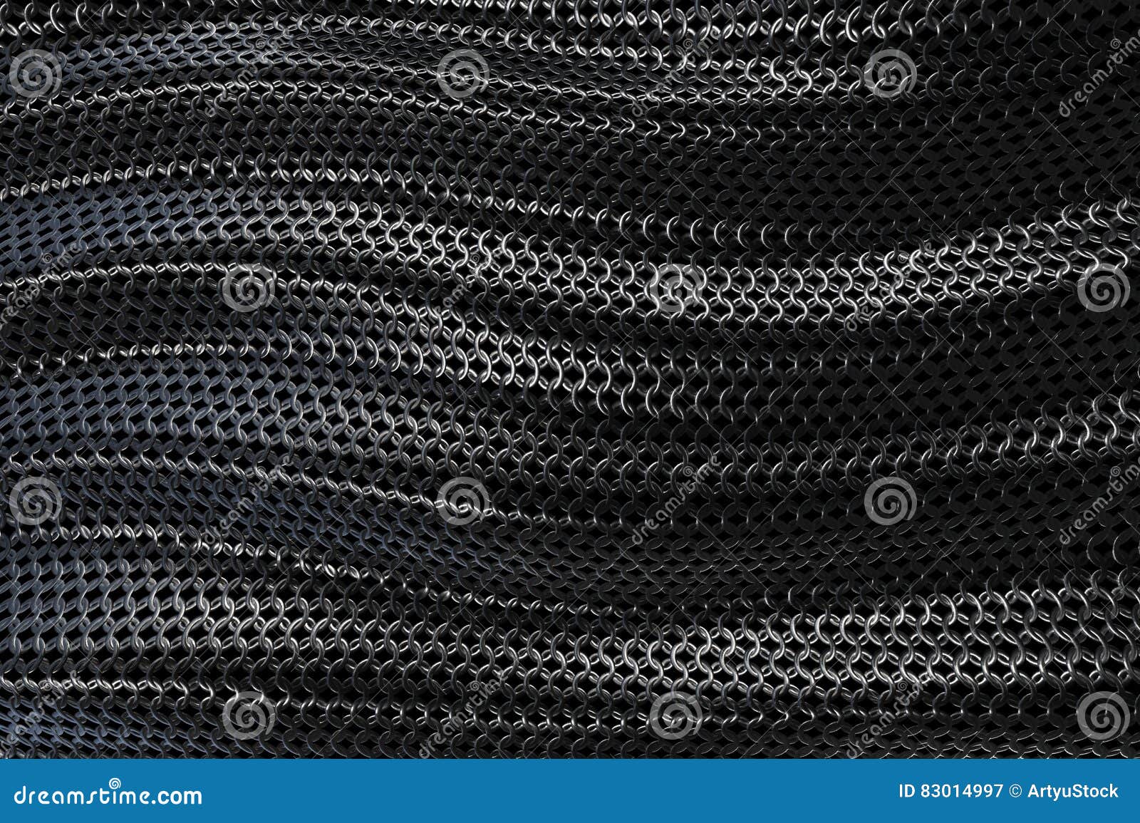 Dark Metallic Chain Armor Abstract Soft Background Stock Illustration ...