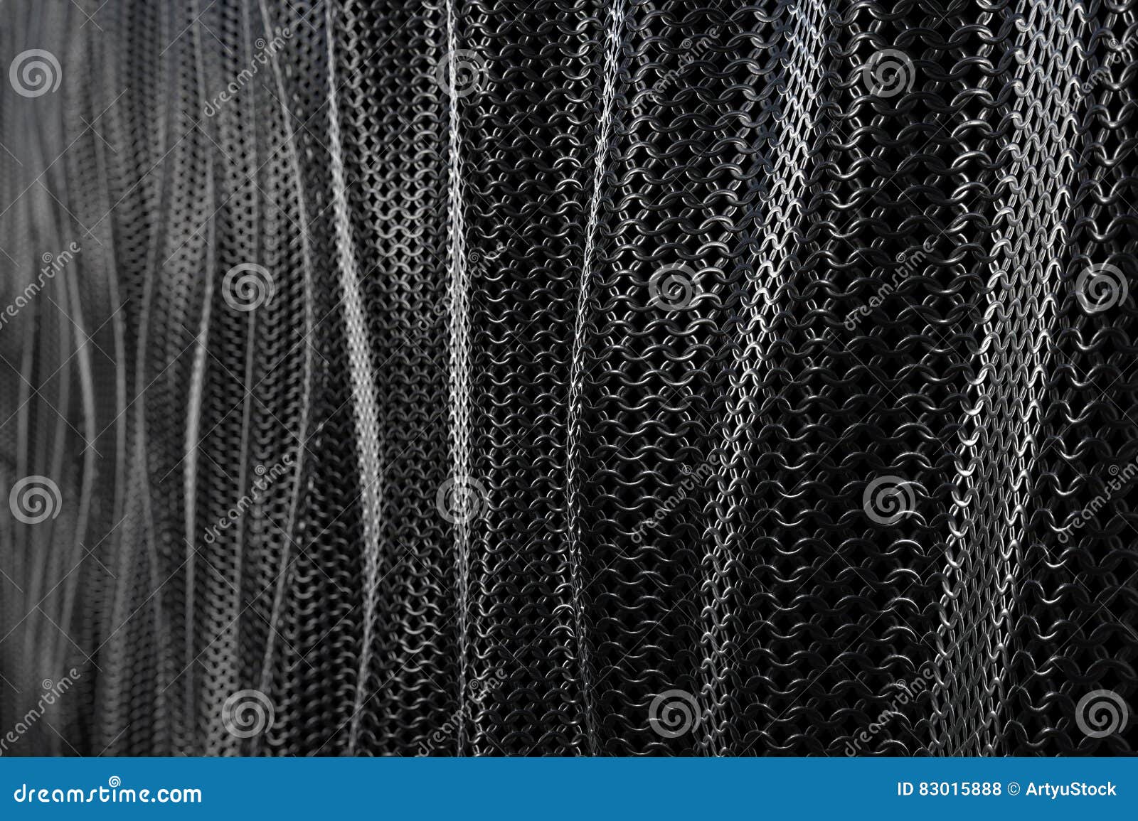 Dark Metallic Chain Armor Abstract Soft Background Stock Illustration ...