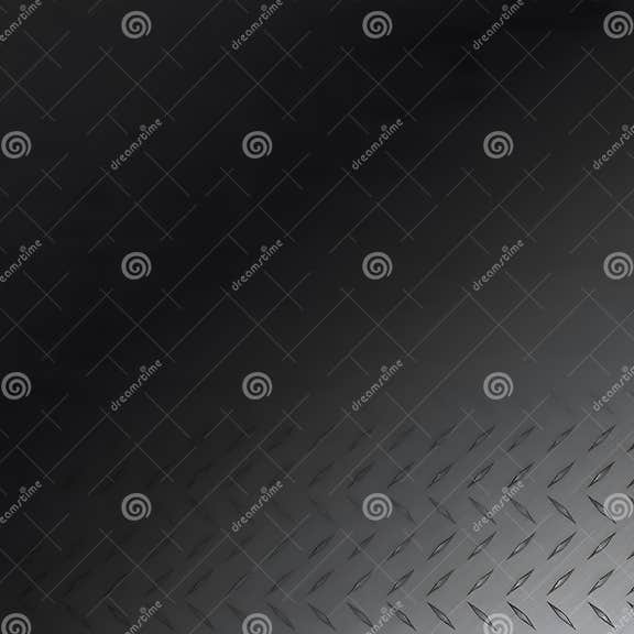 Dark Metallic Diamond Plate Texture Abstract Background with Fading ...