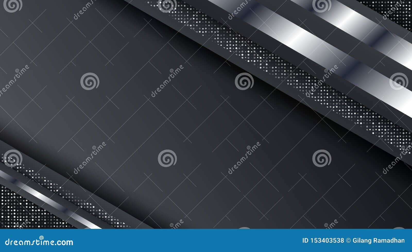 Dark Metallic Silver Frame Layout Technology Corporate Business Design ...