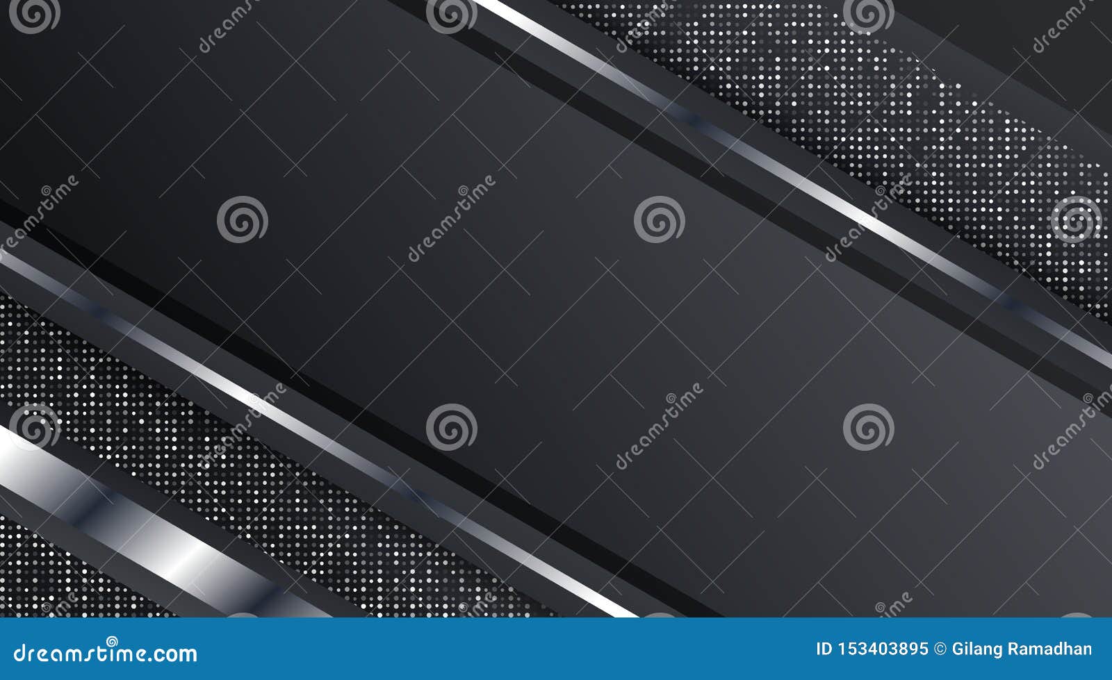 Dark Metallic Silver Frame Layout Technology Corporate Business Design ...