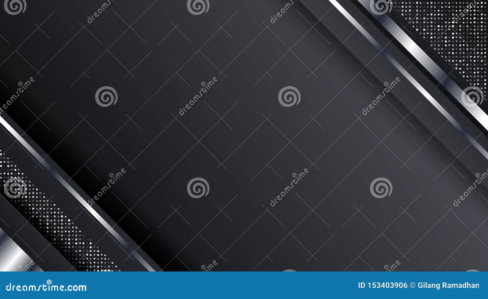 Dark Metallic Silver Frame Layout Technology Corporate Business Design ...