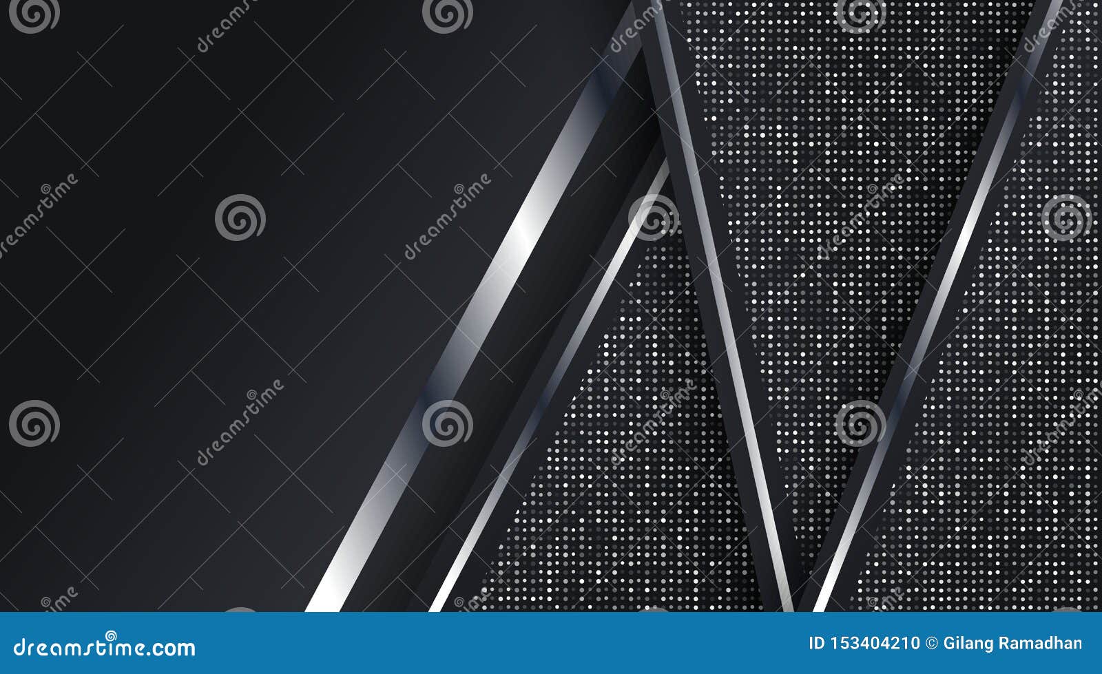 Dark Metallic Silver Frame Layout Technology Corporate Business Design ...