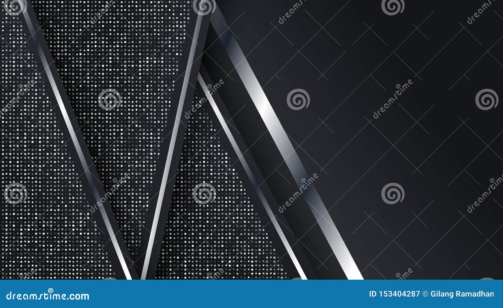 Dark Metallic Silver Frame Layout Technology Corporate Business Design ...