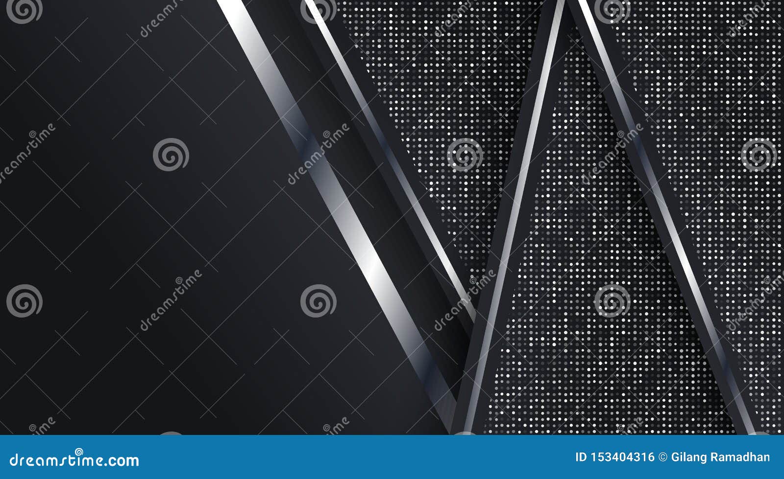 Dark Metallic Silver Frame Layout Technology Corporate Business Design ...