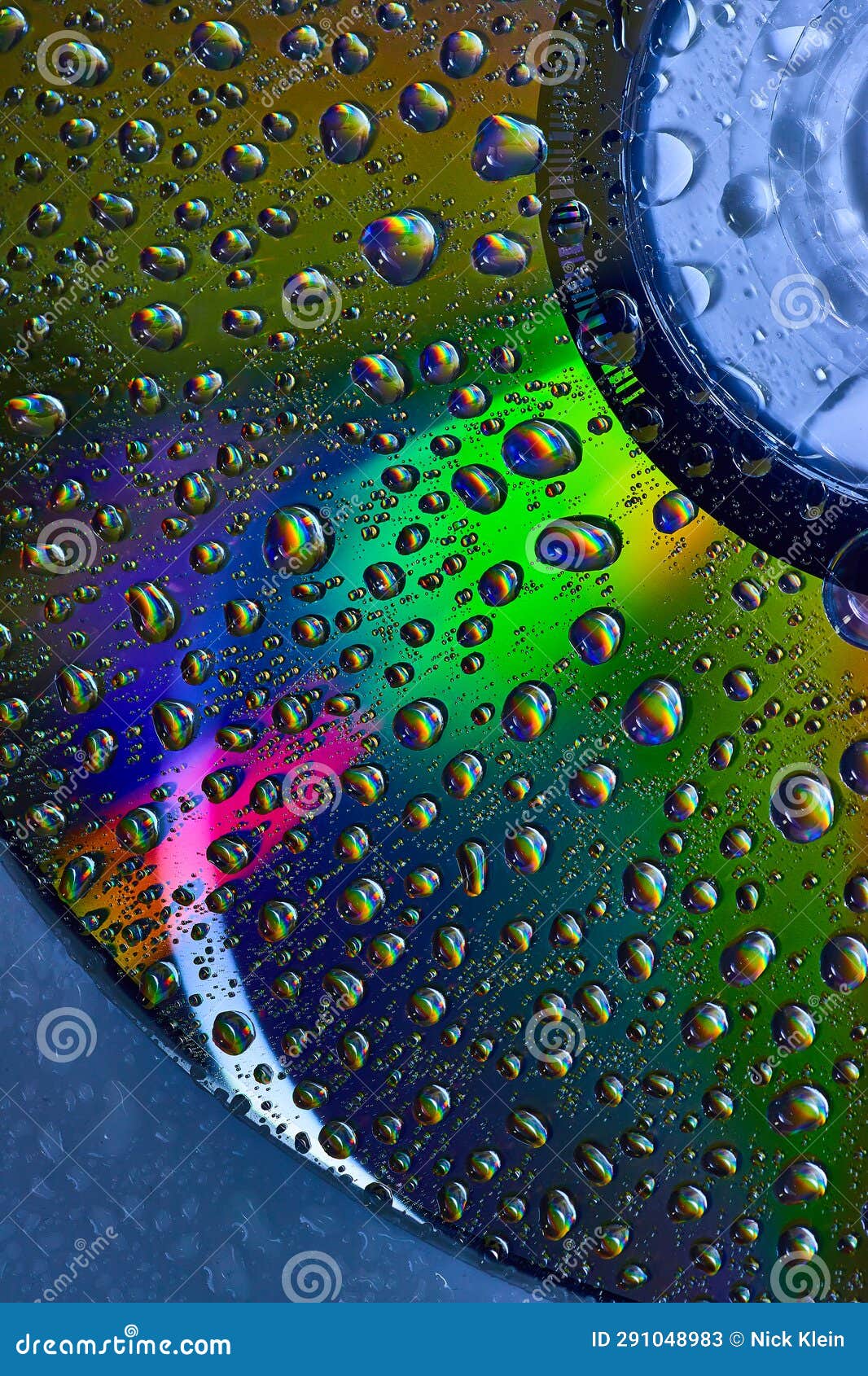 Dark Metallic Surface with Fizzy Bubbles on Abstract CD Surface in ...