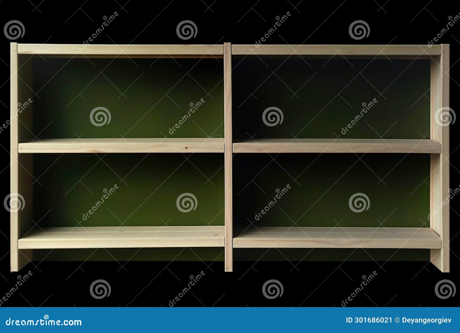 Dark Minimalist Empty Shelves for Background. Stock Illustration ...