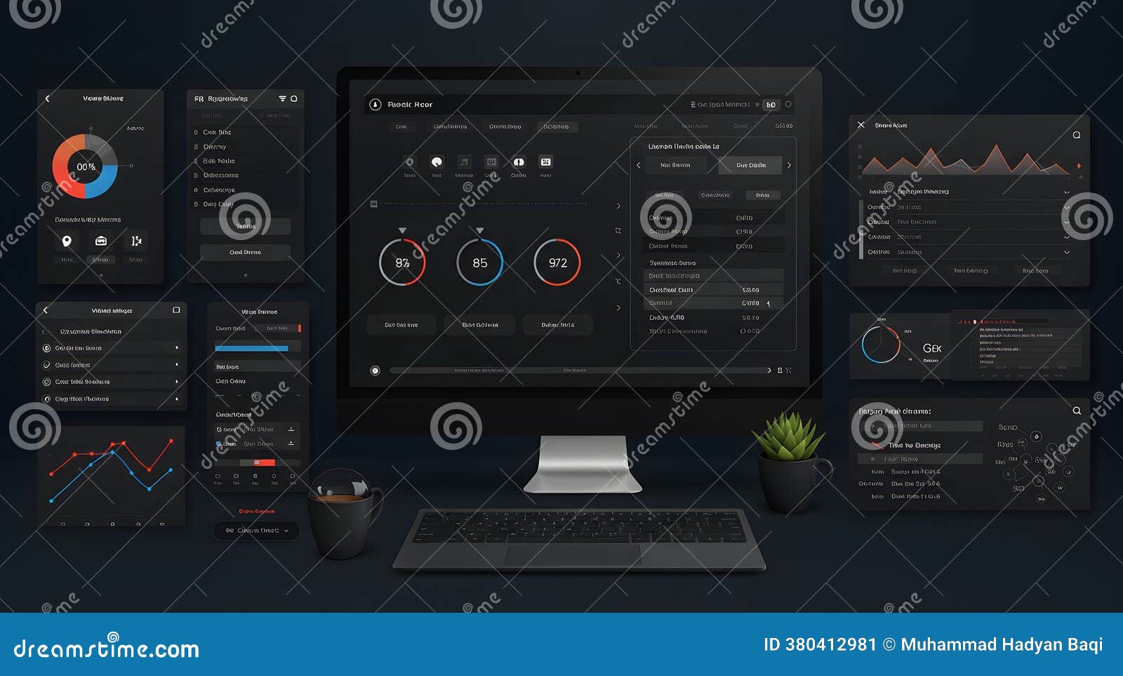 Modern Car Dashboard. Car Driving. Vehicle Steering Wheel And Dashboard ...