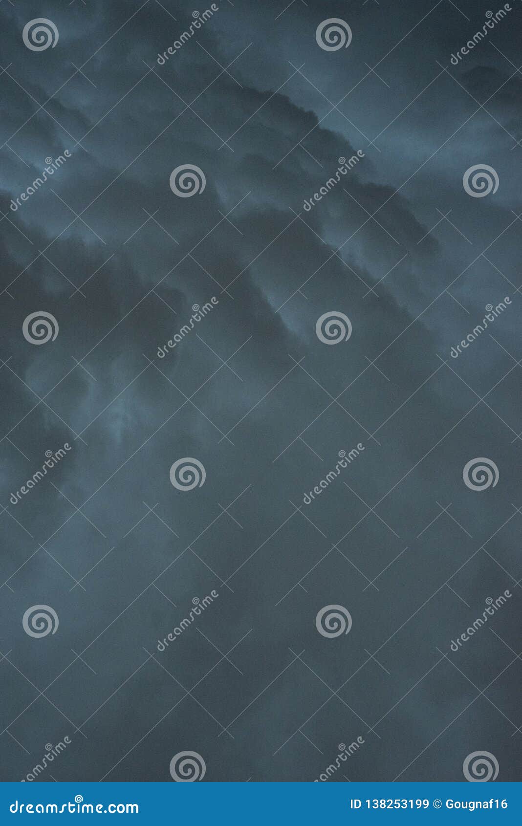 Dark Monsoon Clouds Seen from the Ground Stock Image - Image of heaven ...