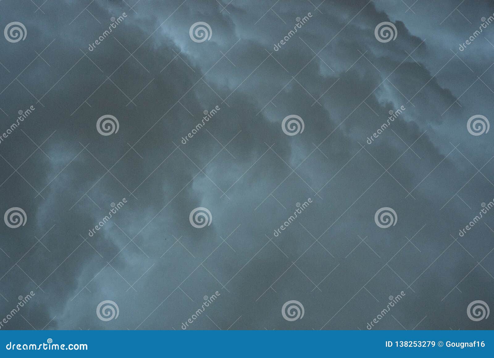Dark Monsoon Clouds Seen from the Ground Stock Image - Image of ...