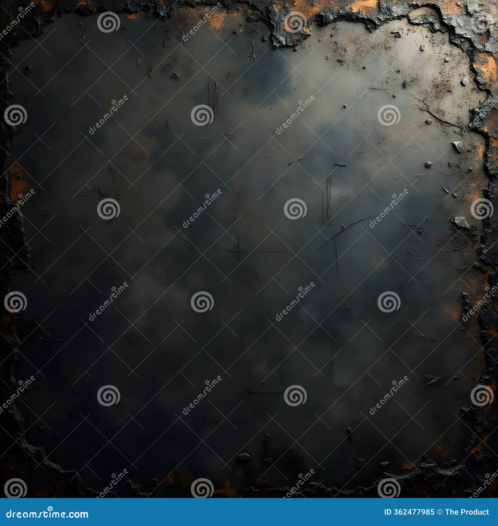 Dark Moody Grunge Concrete Texture Background with Cracks, Peeling ...