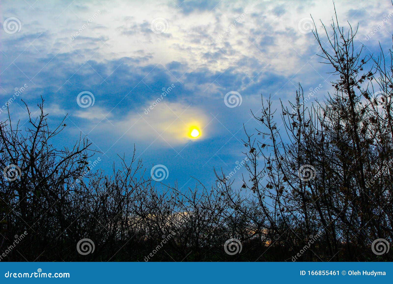 Dark Morning Sky Morning Dawn Stock Image - Image of daytime, cover ...