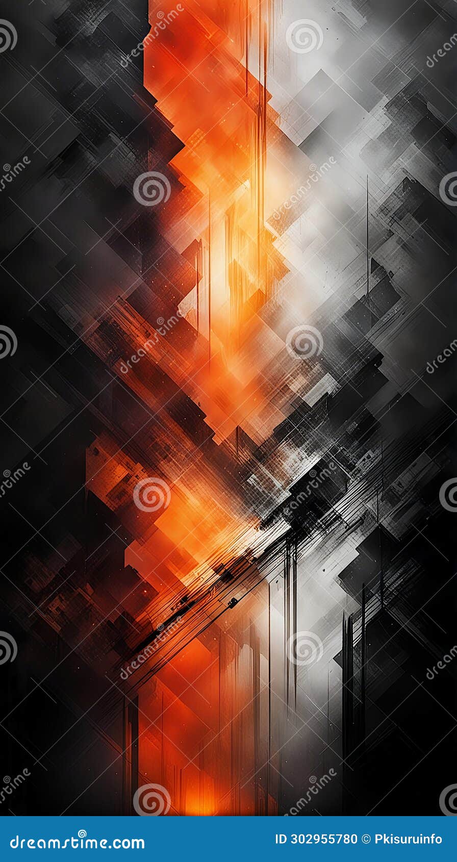 Dark and Mysterious Abstract Background Stock Illustration ...