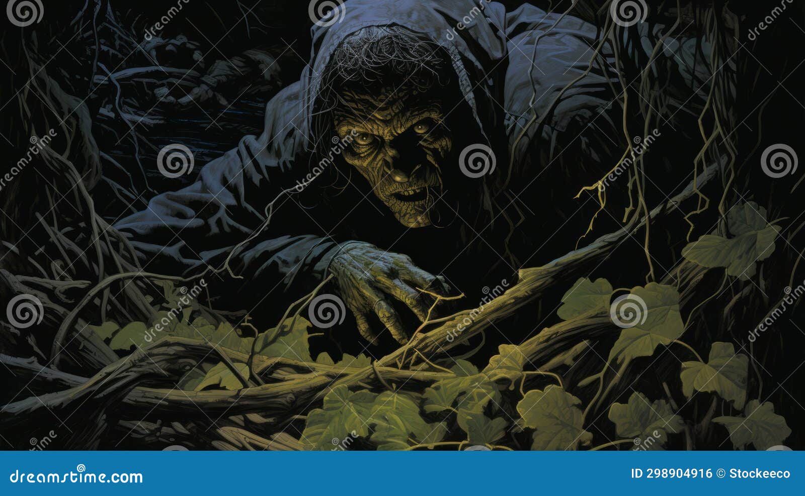 Dark and Mysterious Crime Artwork by Bernie Wrightson Stock ...