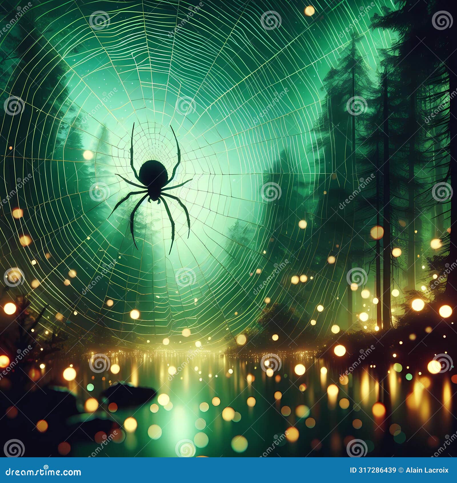 A Dark And Mysterious Gothic Depiction Of A Warlock Casting A Powerful ...