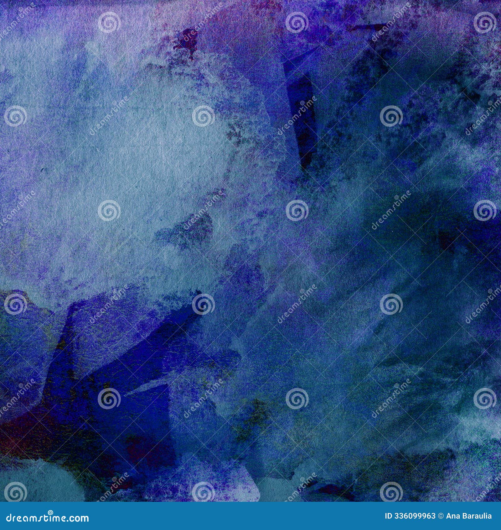 Dark Navy Blue Watercolor Background Texture Backdrop Multicolor Hand ...