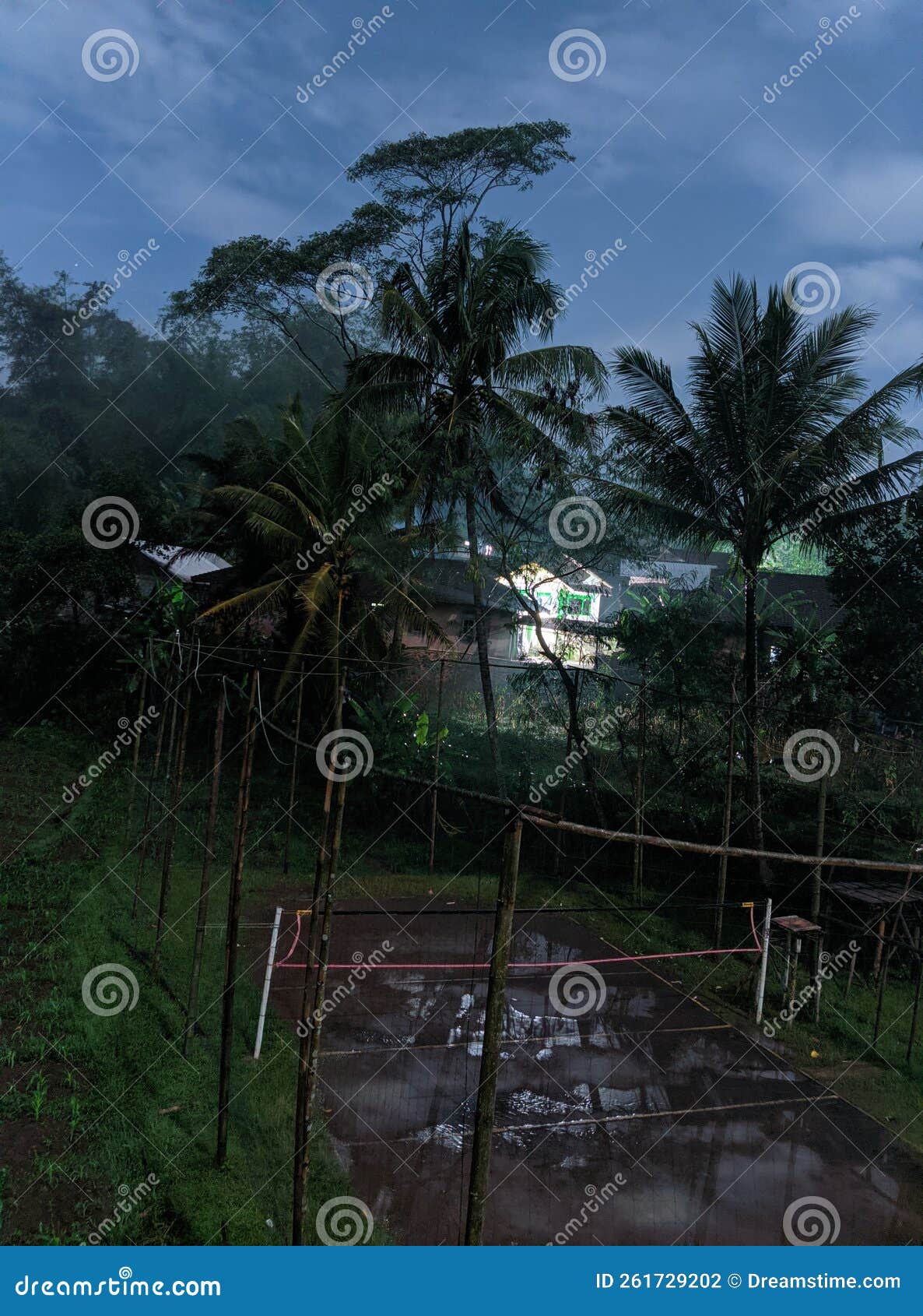 Dark Night in the Countryside the Beautiful One Stock Photo - Image of ...