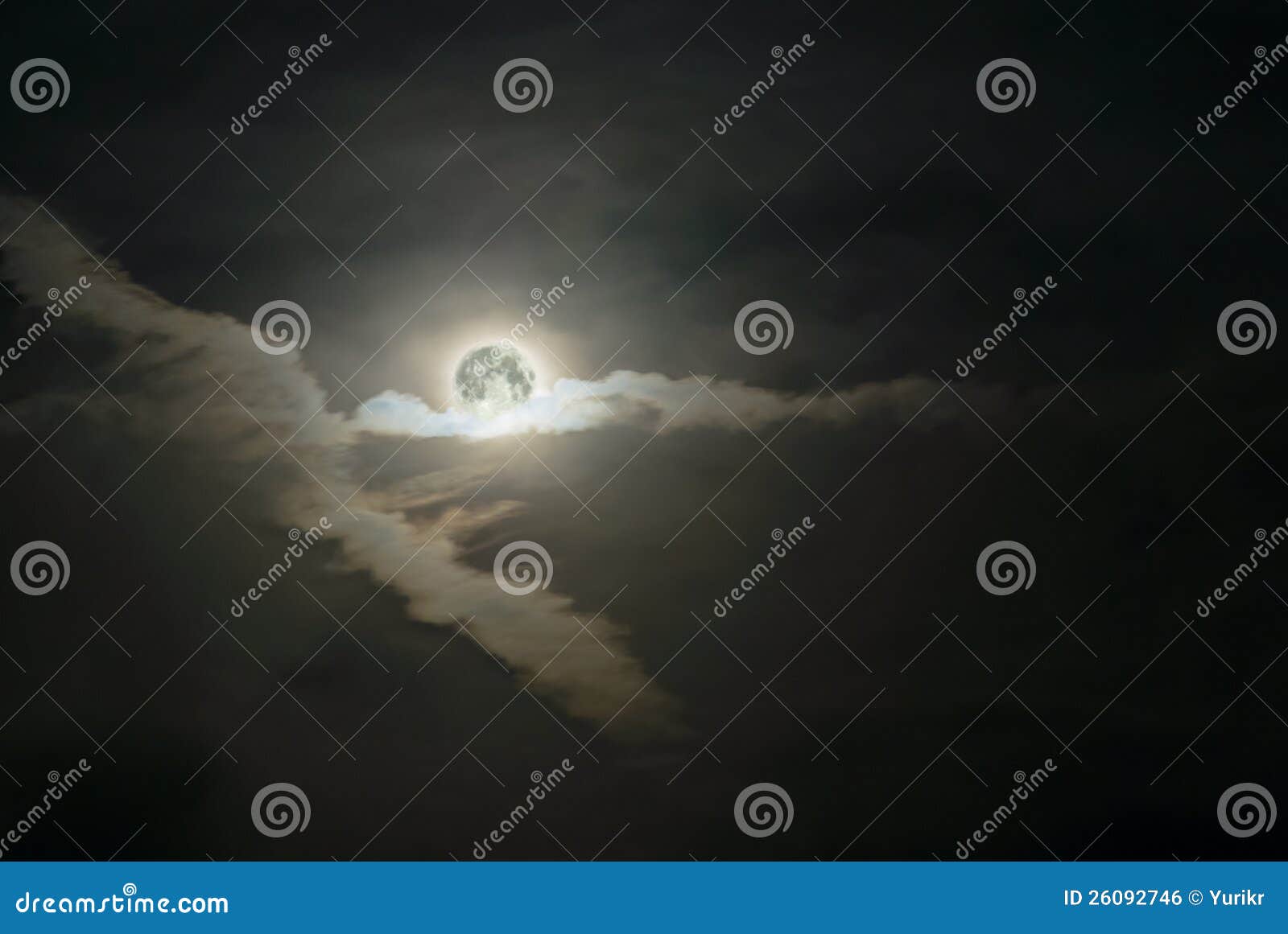 Dark Night Sky with Moon Light Stock Photo - Image of gauze, illuminate ...