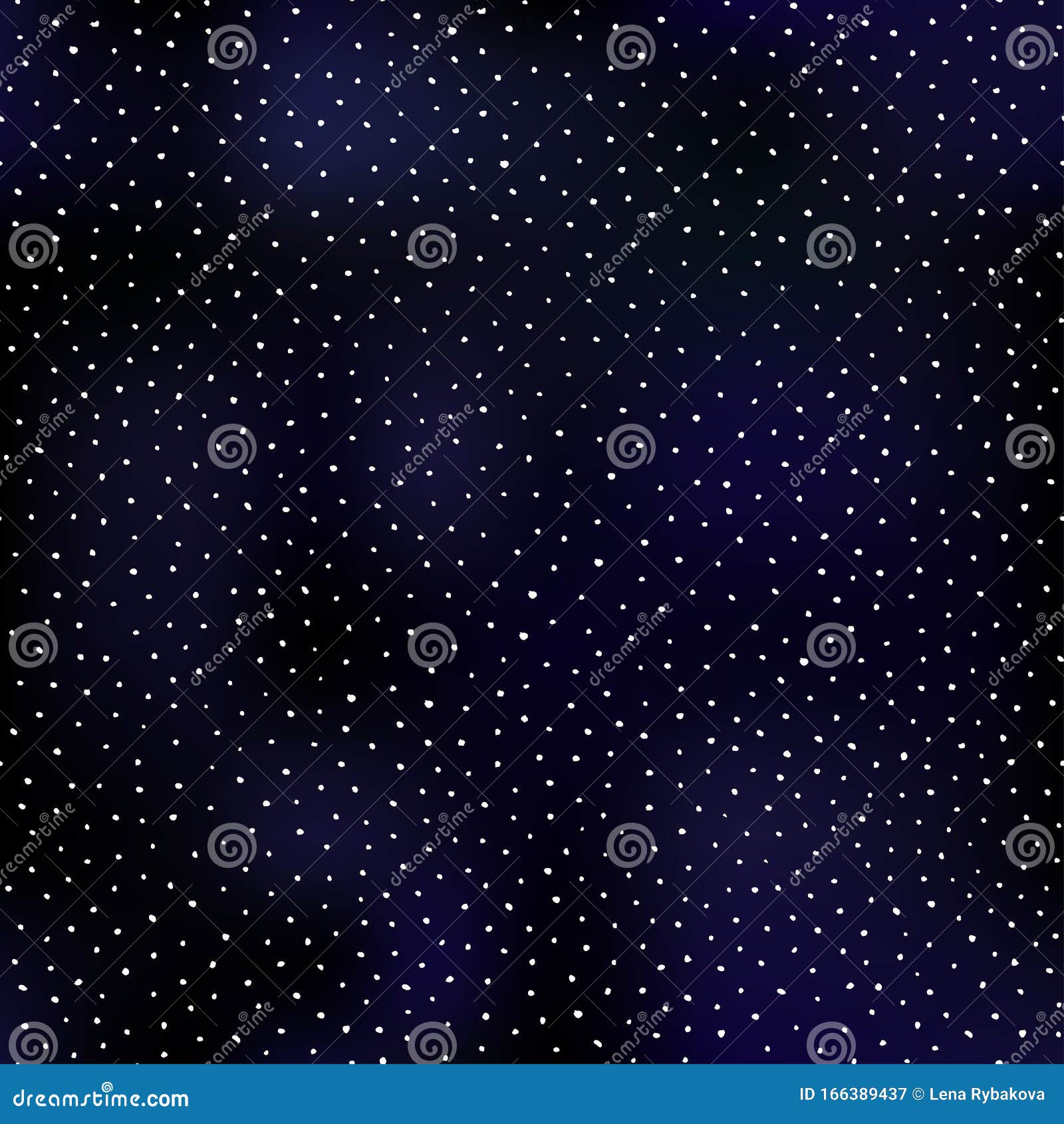 Dark Night Sky with Stars Seamless Pattern. Stock Vector - Illustration ...