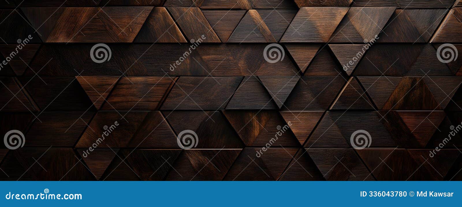 Dark Oak Wood Triangular Wall Paneling Texture Stock Illustration ...