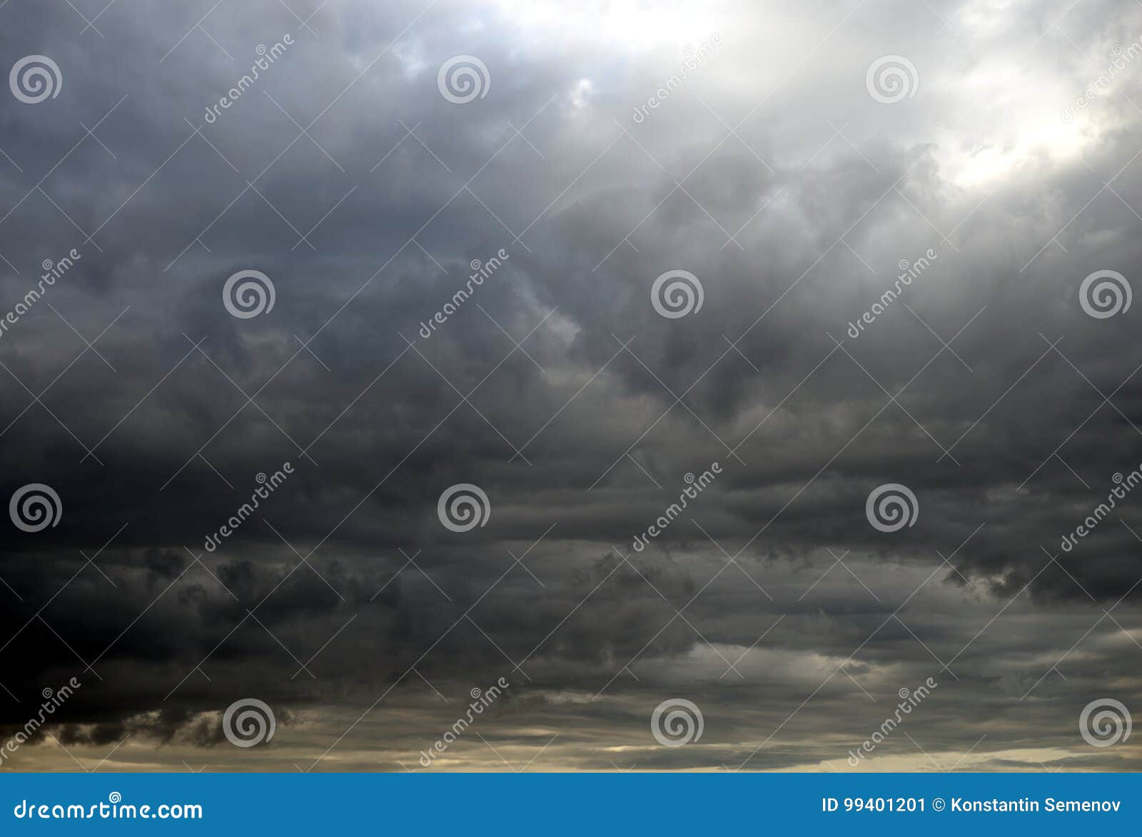 Dark Ominous Grey Storm Clouds. Stock Image - Image of dark, ominous ...