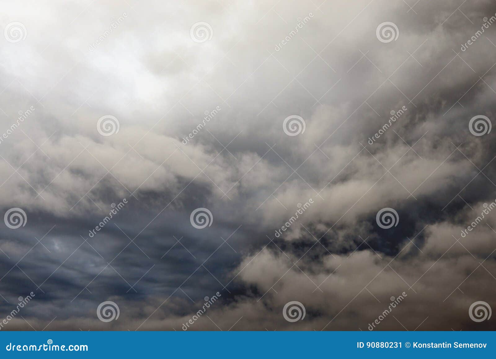 Dark, ominous rain clouds. stock image. Image of deep - 90880231
