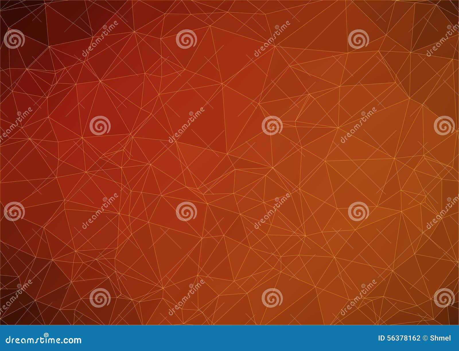 Dark Orange Abstract Polygonal Background Stock Vector - Illustration ...