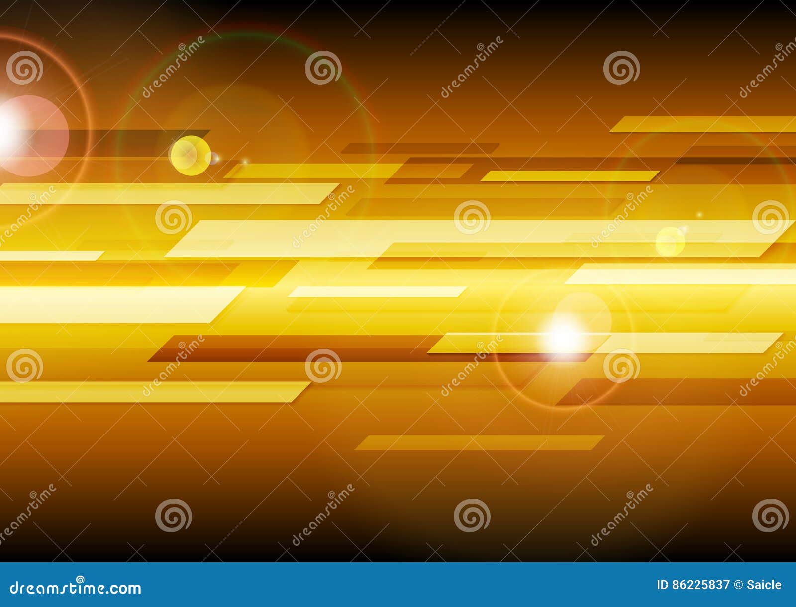 Dark Orange Abstract Tech Background Stock Vector - Illustration of ...
