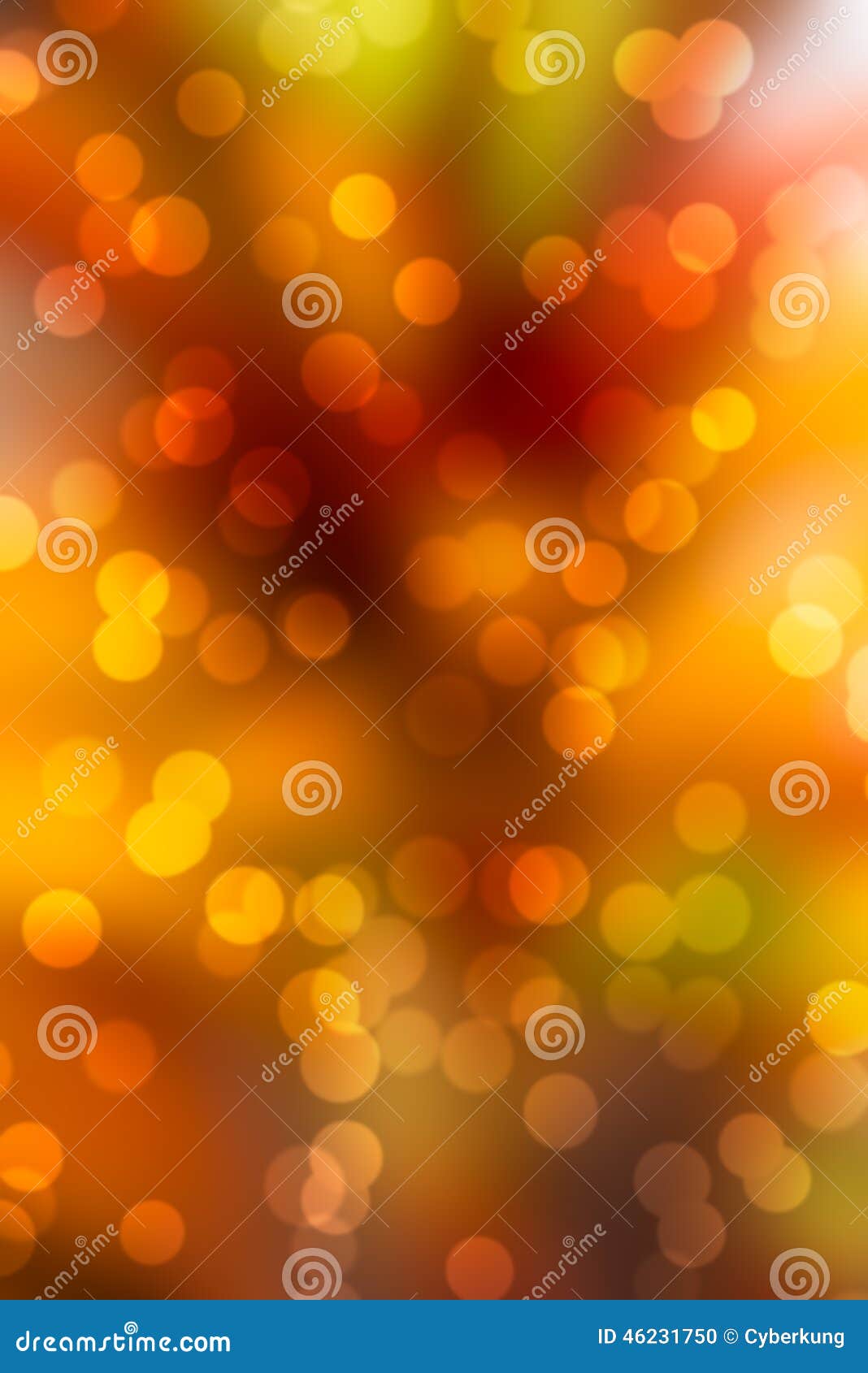 Dark Orange Bokeh Background Stock Illustration - Illustration of ...