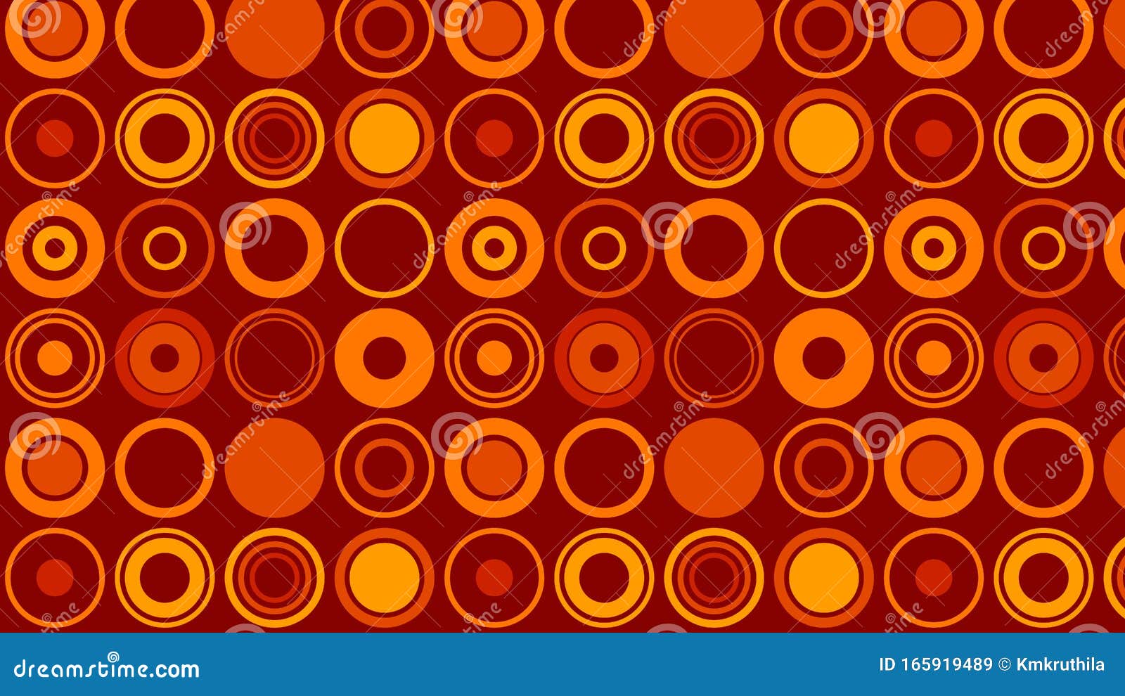 Dark Orange Circle Pattern Background Vector Art Stock Vector ...