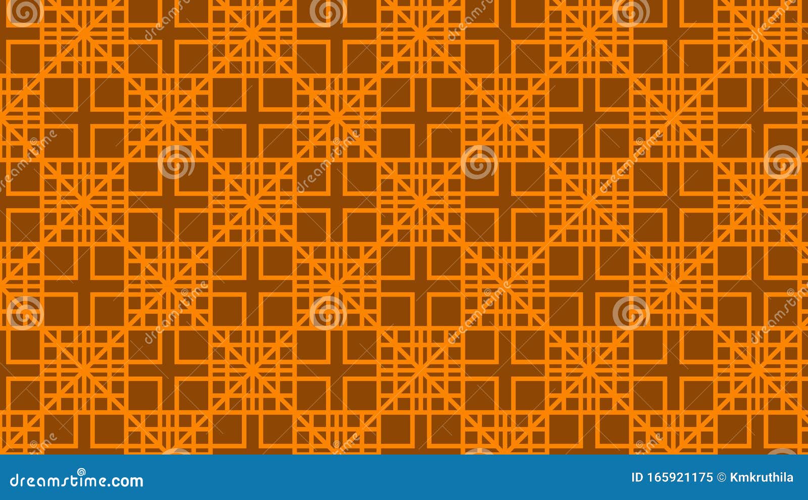 Dark Orange Geometric Square Pattern Background Graphic Stock Vector ...