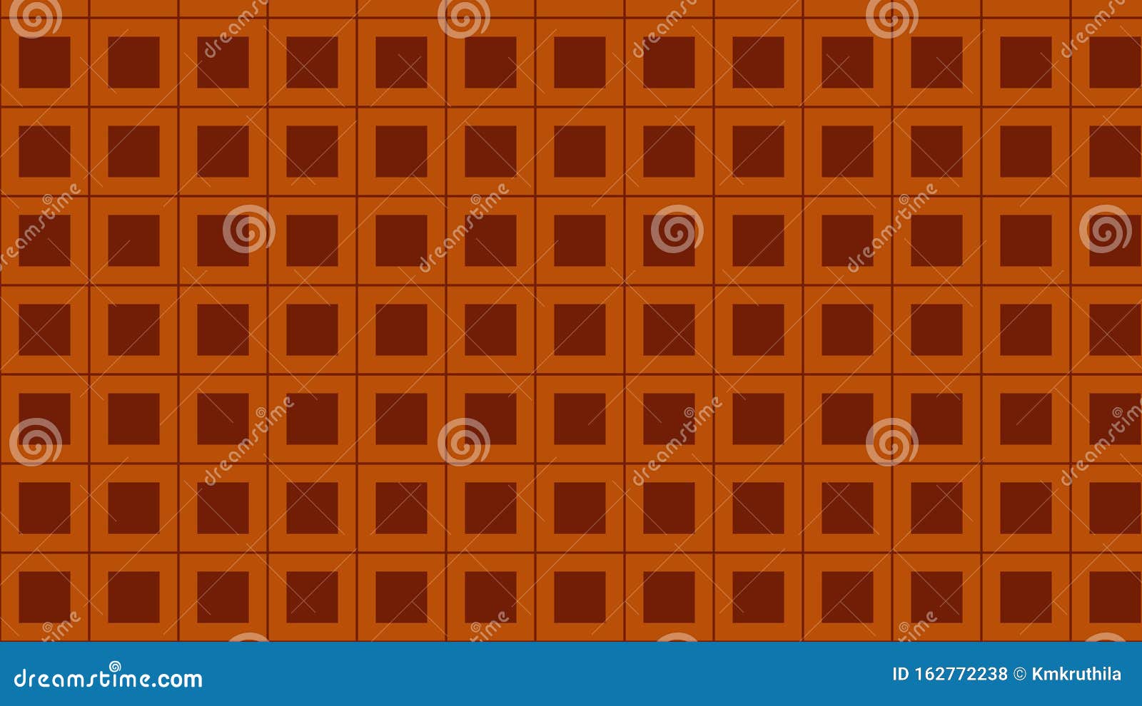 Dark Orange Seamless Geometric Square Pattern Vector Illustration Stock ...