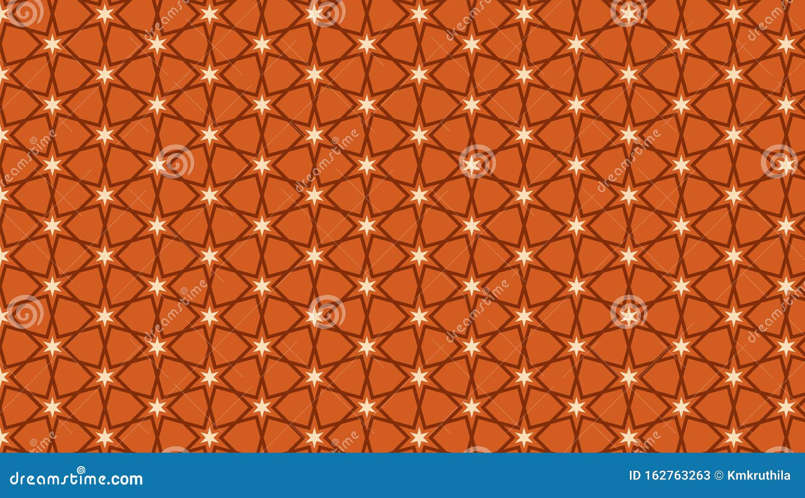 Dark Orange Stars Background Pattern Stock Vector - Illustration of ...